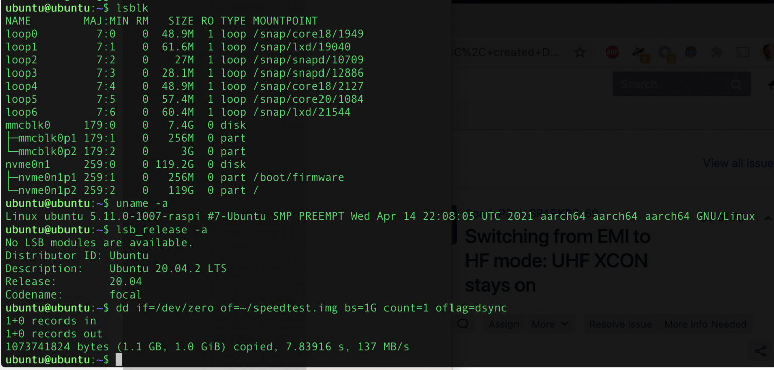 Ubuntu ARM64 on Raspberry Pi CM4 with NVMe SSD – CONNERLABS