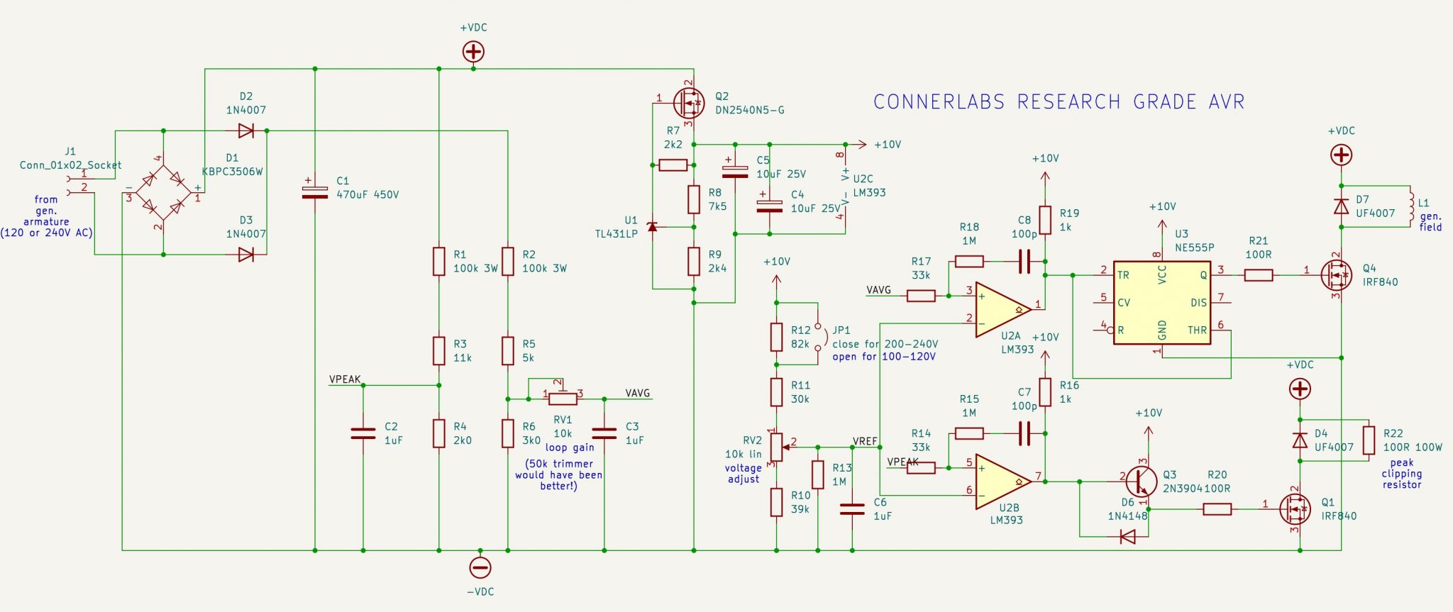 An AVR for the Lister diesel – CONNERLABS